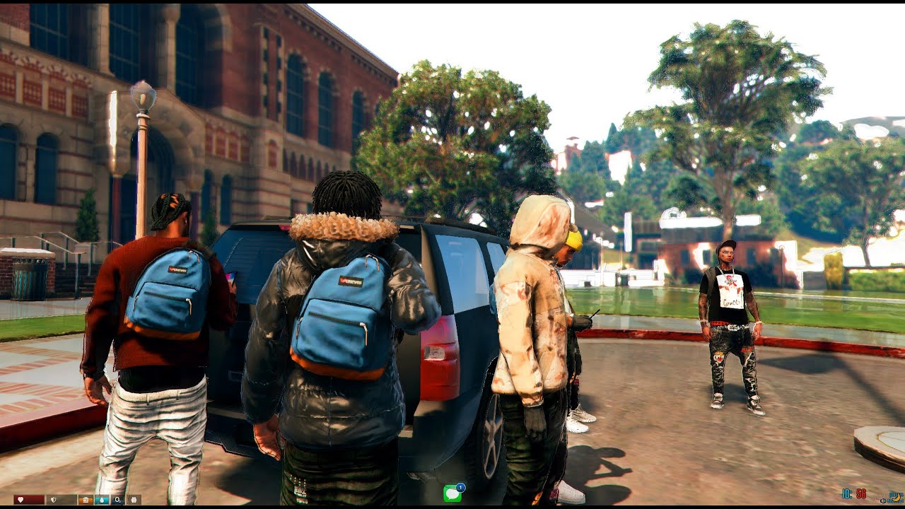 FIRST DAY OF SCHOOL In The Hood 📅 | Senior Year GTA 5 Roleplay Ep.1 ...