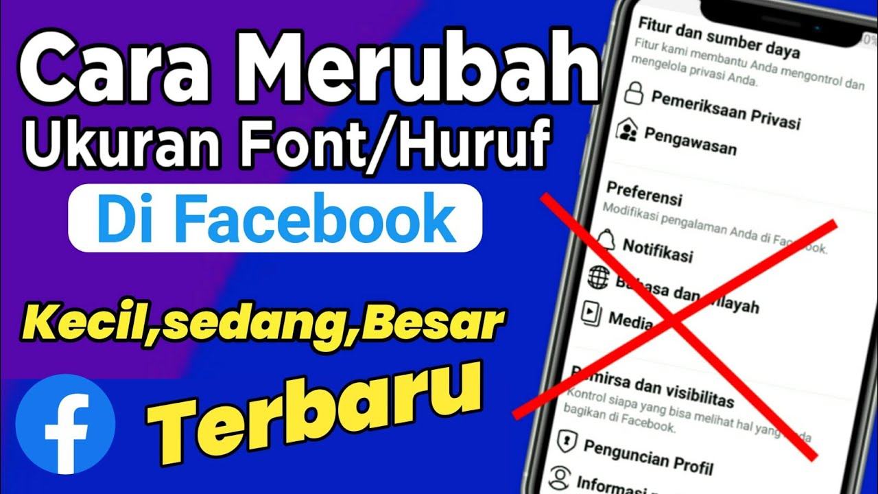 Cara Merubah Ukuran Font Facebook Terbaru | Cara Memperkecil Tulisan Di ...