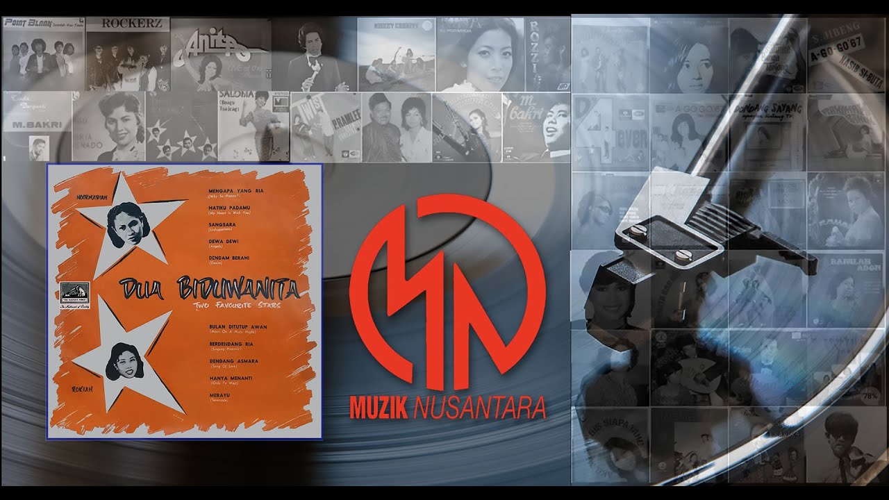Rokiah Wanda “Bulan Ditutup Awan (Moon On A Misty Night)” (1958 ...