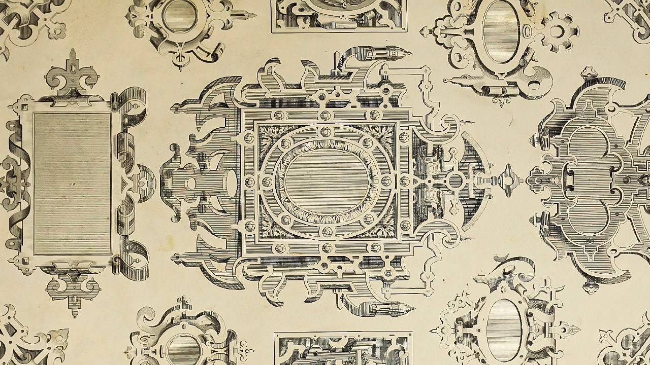 178 Year Old Book of Ornamental Designs - YouTube