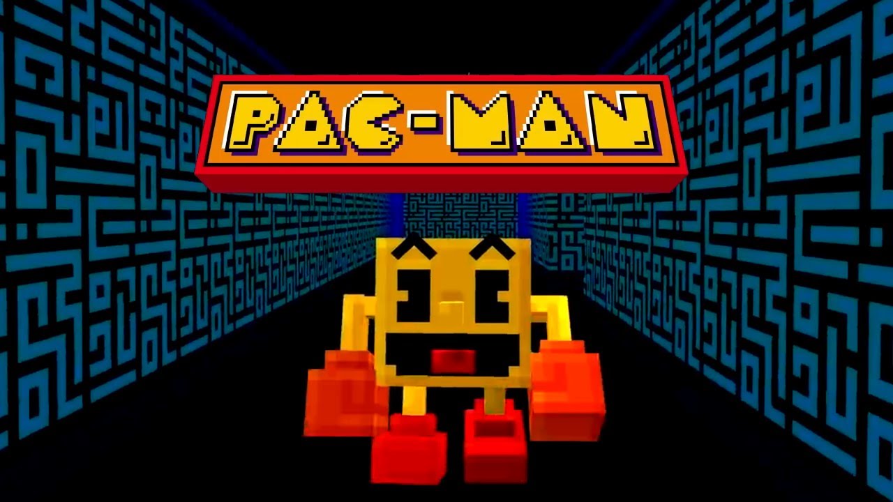 PAC-MAN comes to Minecraft! - Minecraft PAC-MAN - YouTube