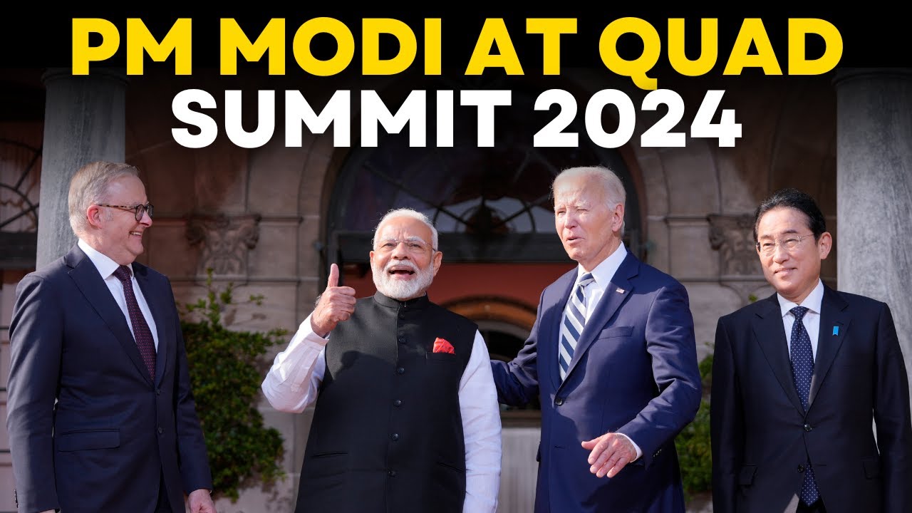 QUAD Summit 2024 LIVE | Joe Biden Hosts QUAD Leaders At Delaware | PM ...