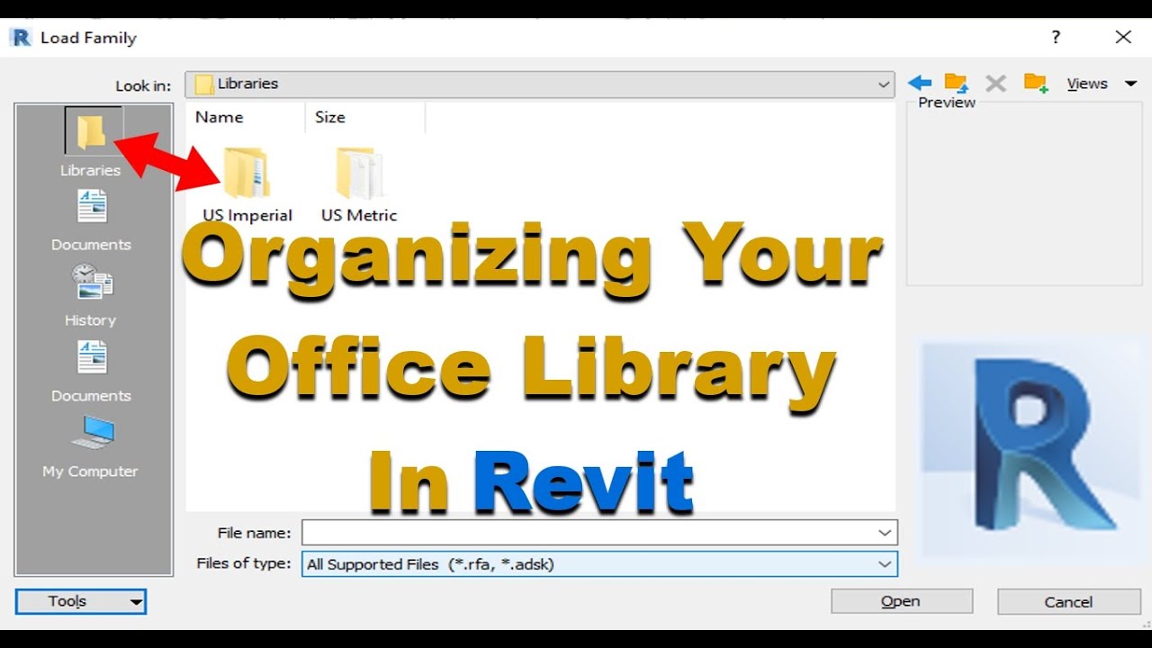 Secretes to Organizing Your Office Library in Revit Tutorial. - YouTube