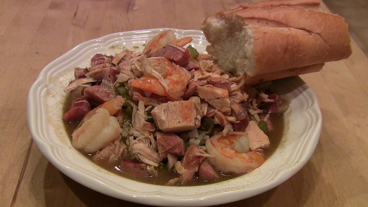 Chicken & Sausage Gumbo | How To Make Roux - YouTube