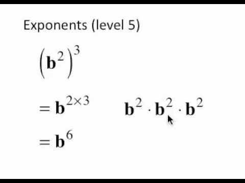 Level 5 Example From The Exponents Math Program - YouTube