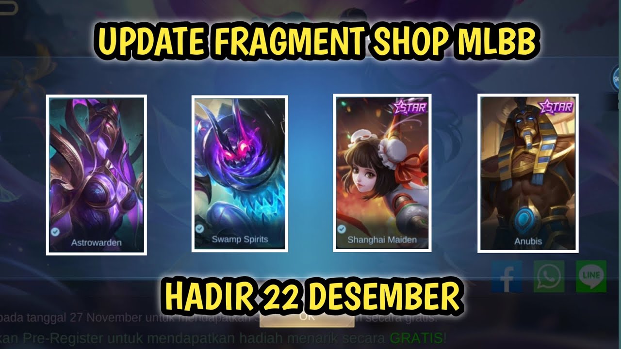 UPDATE FRAGMENT SHOP ML DESEMBER - JADWAL UPDATE SKIN STARLIGHT RARE ...
