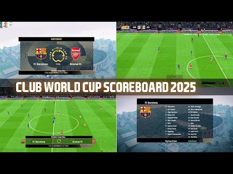 PES 2017 | Club World Cup New Scoreboard 2025 - YouTube