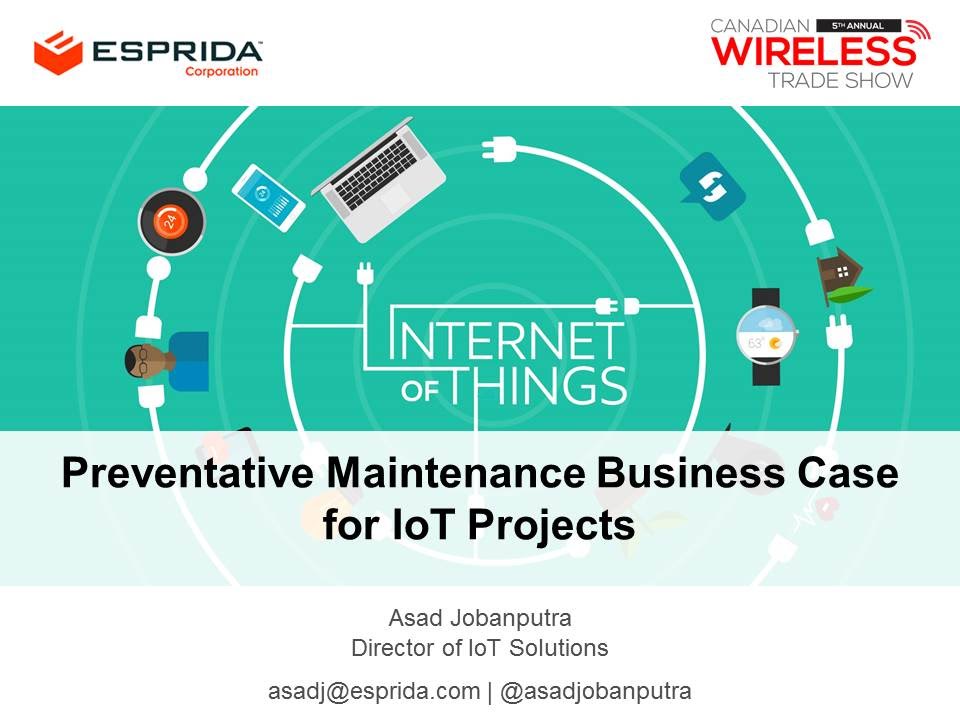 PREVENTATIVE MAINTENANCE Business Case for IoT Projects by Esprida ...