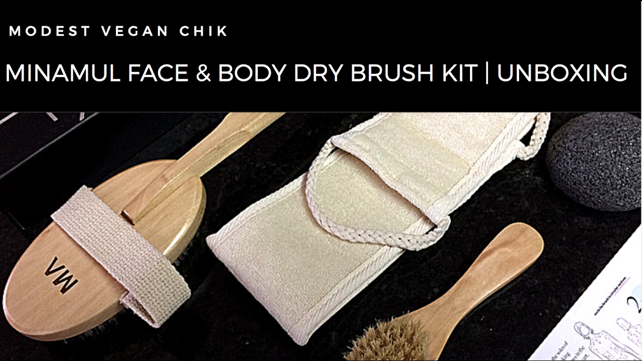 Minamul Face & Body Dry Brush Kit | Review & Unboxing - YouTube