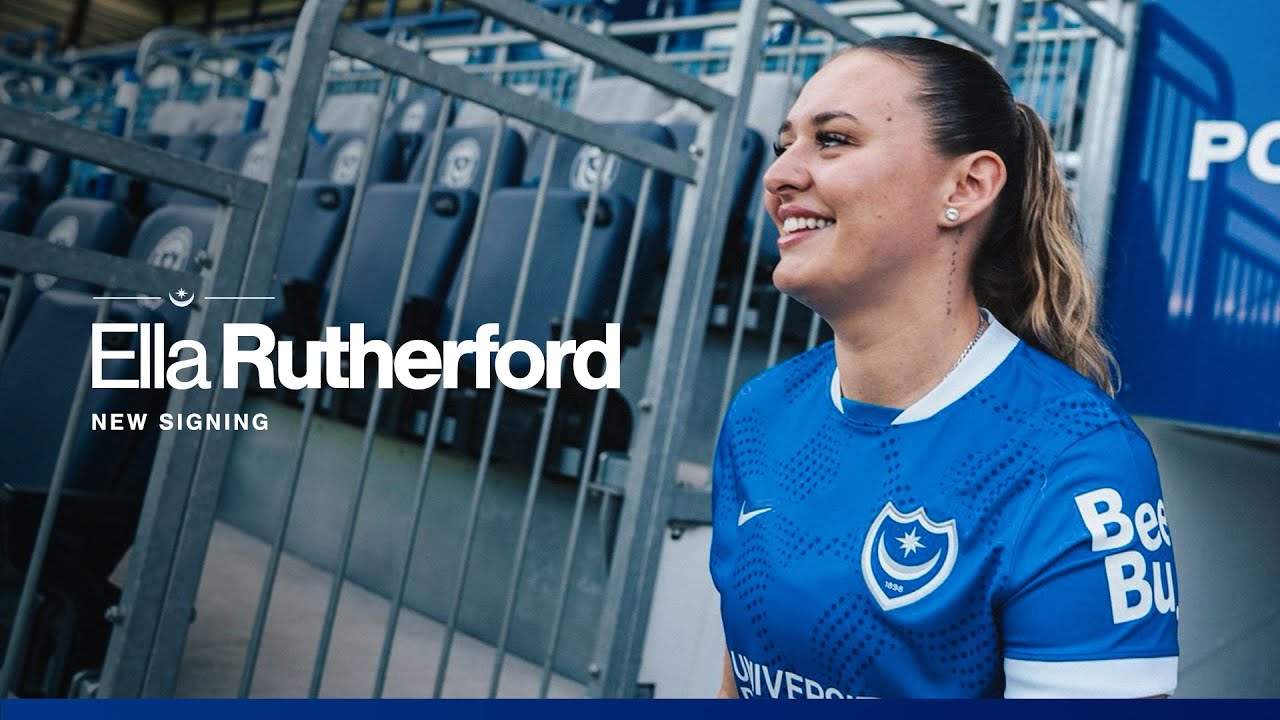 "I Can't Wait To Get Going" 🔵 | Ella Rutherford's First Pompey ...