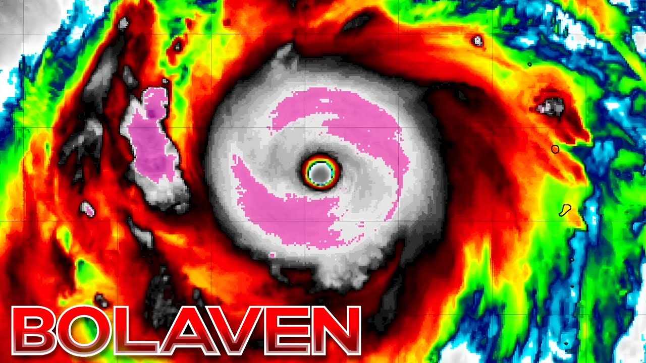 Super Typhoon Bolaven Satellite Imagery [Infrared View] - YouTube