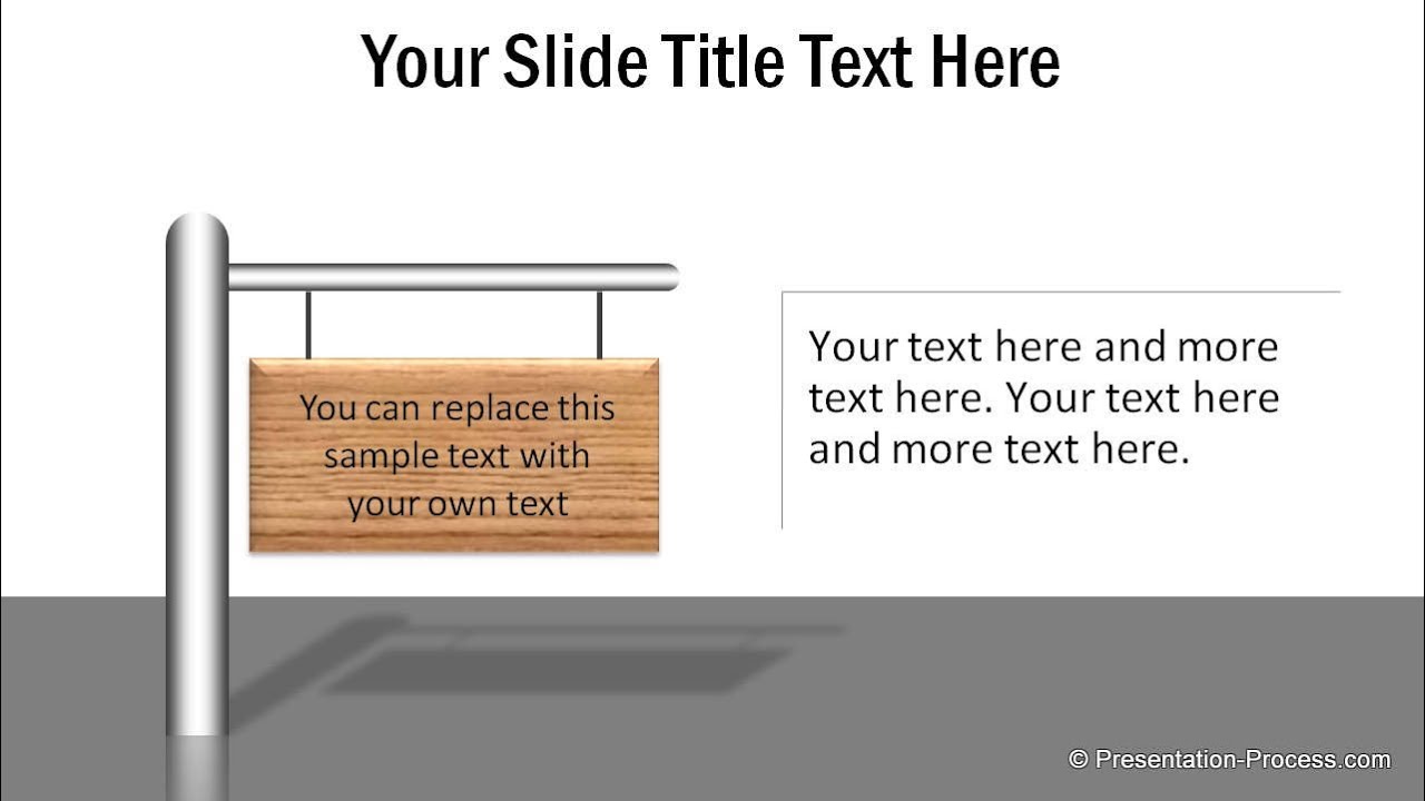 Sign Board in PowerPoint: PowerPoint Diagram Series - YouTube