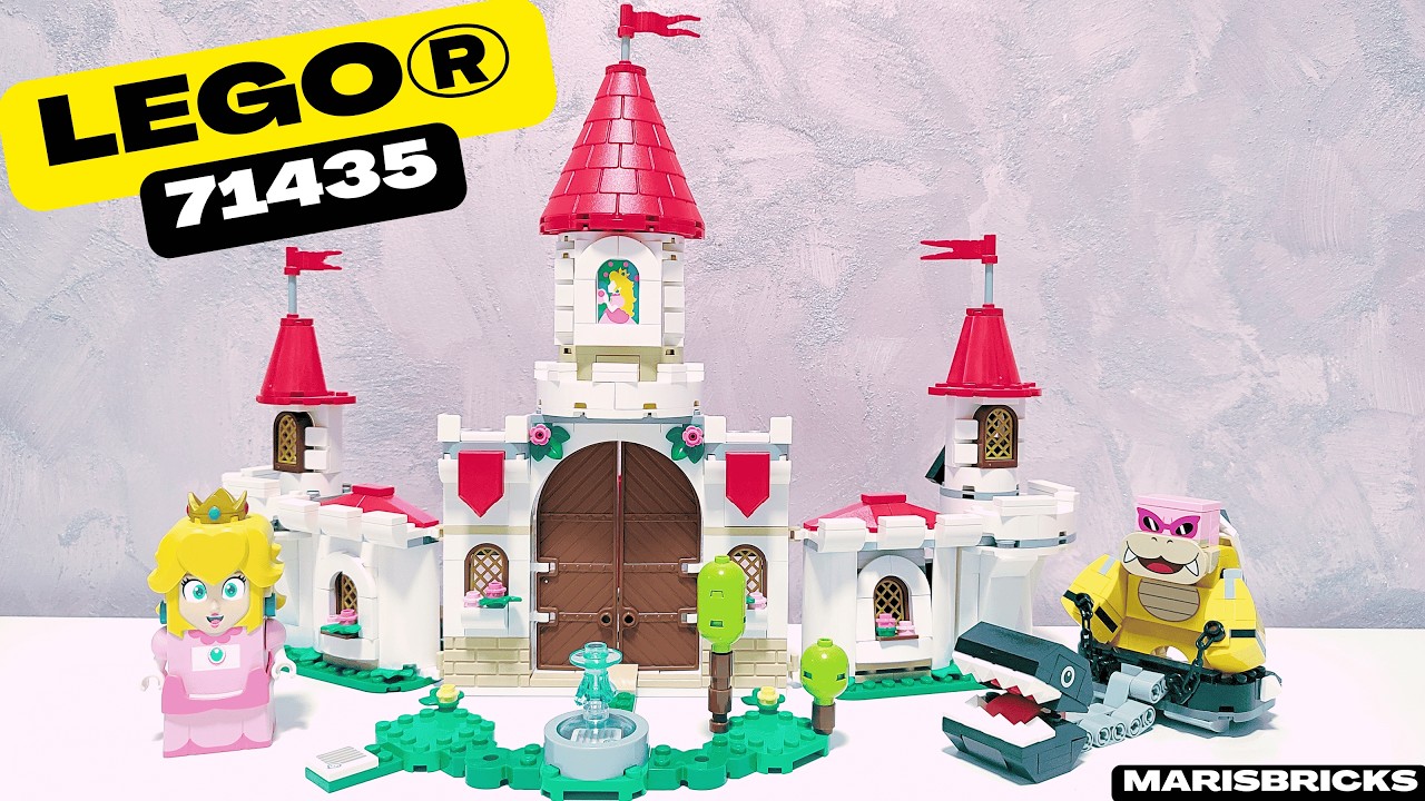LEGO Super Mario Battle with Roy at Peach's Castle 71435 - YouTube