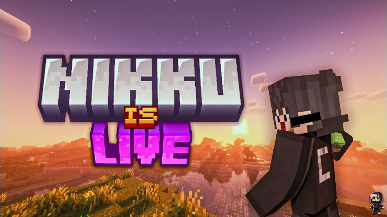 Nikku Is Live A New Server For You | Minecraft Malayalam - YouTube