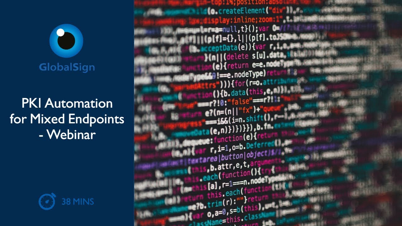 PKI Automation for Mixed Endpoints | Webinar - YouTube