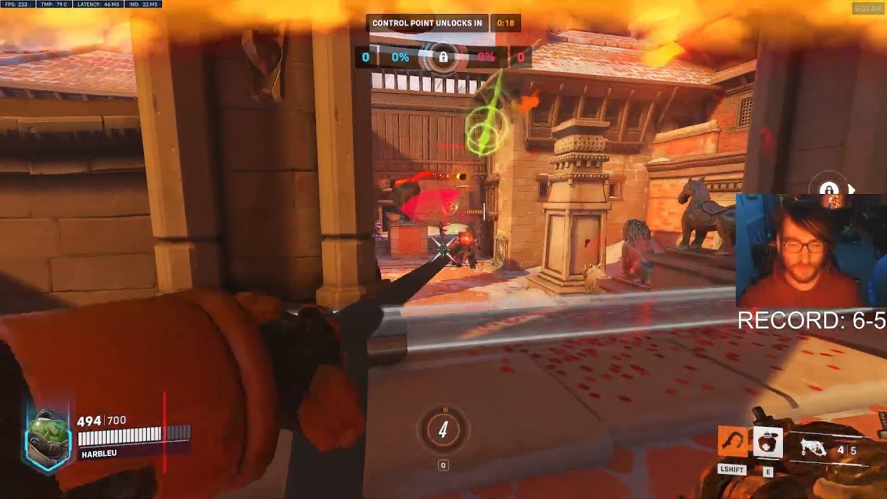 HARBLEU ONE HOOK MAN ROADHOG OVERWATCH 2 SEASON 2 GAMEPLAY - YouTube