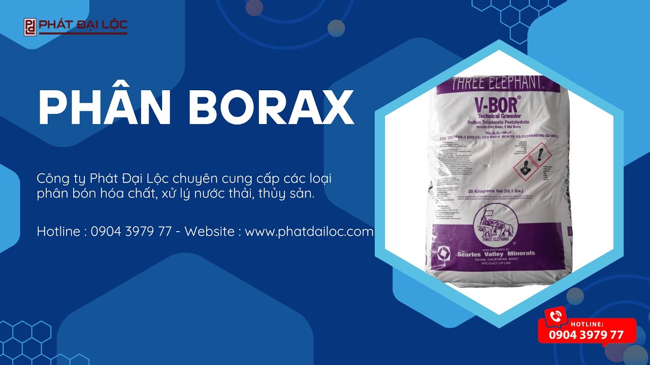 Ứng dụng của Borax trong nông nghiệp? Mua ở đâu - YouTube