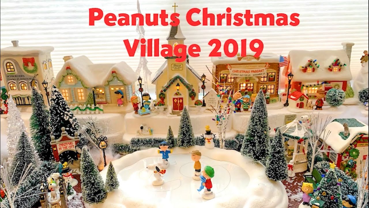 Peanuts Christmas Village 2019 - YouTube