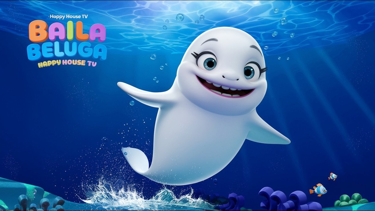 🤿🦈💃🏼BAILA BELUGA🐋🌊💧|Canción infantil para #bailar y #aprender #familia ...