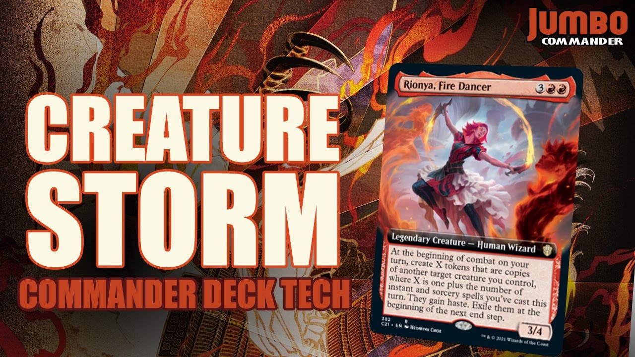 Rionya CREATURE STORM! Commander Deck Tech - YouTube