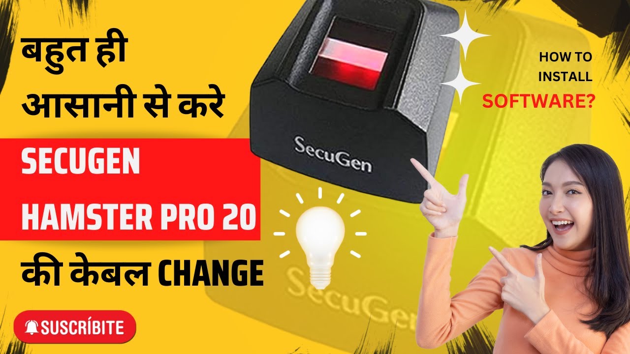 SecuGen Hamster Pro 20 Installation for Aadhaar eKYC, Sim Activation ...