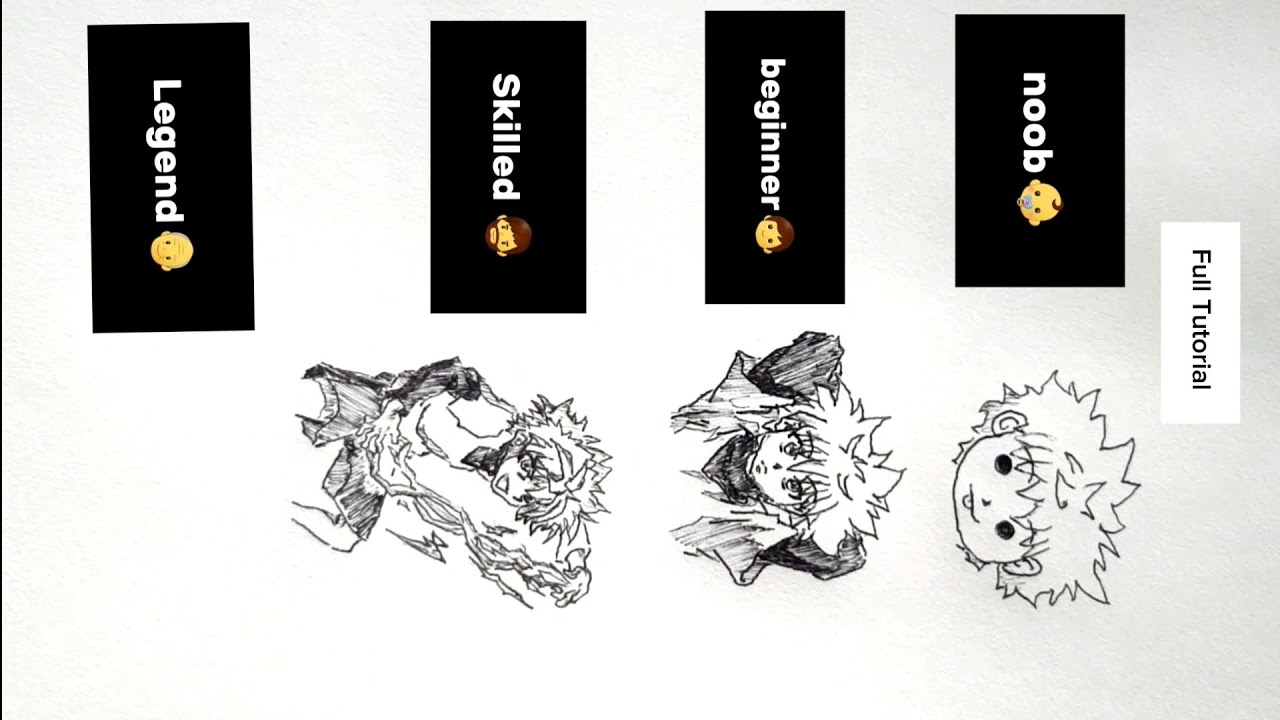 How to draw killua zoldyck | hunter x hunter Full tutorial - YouTube