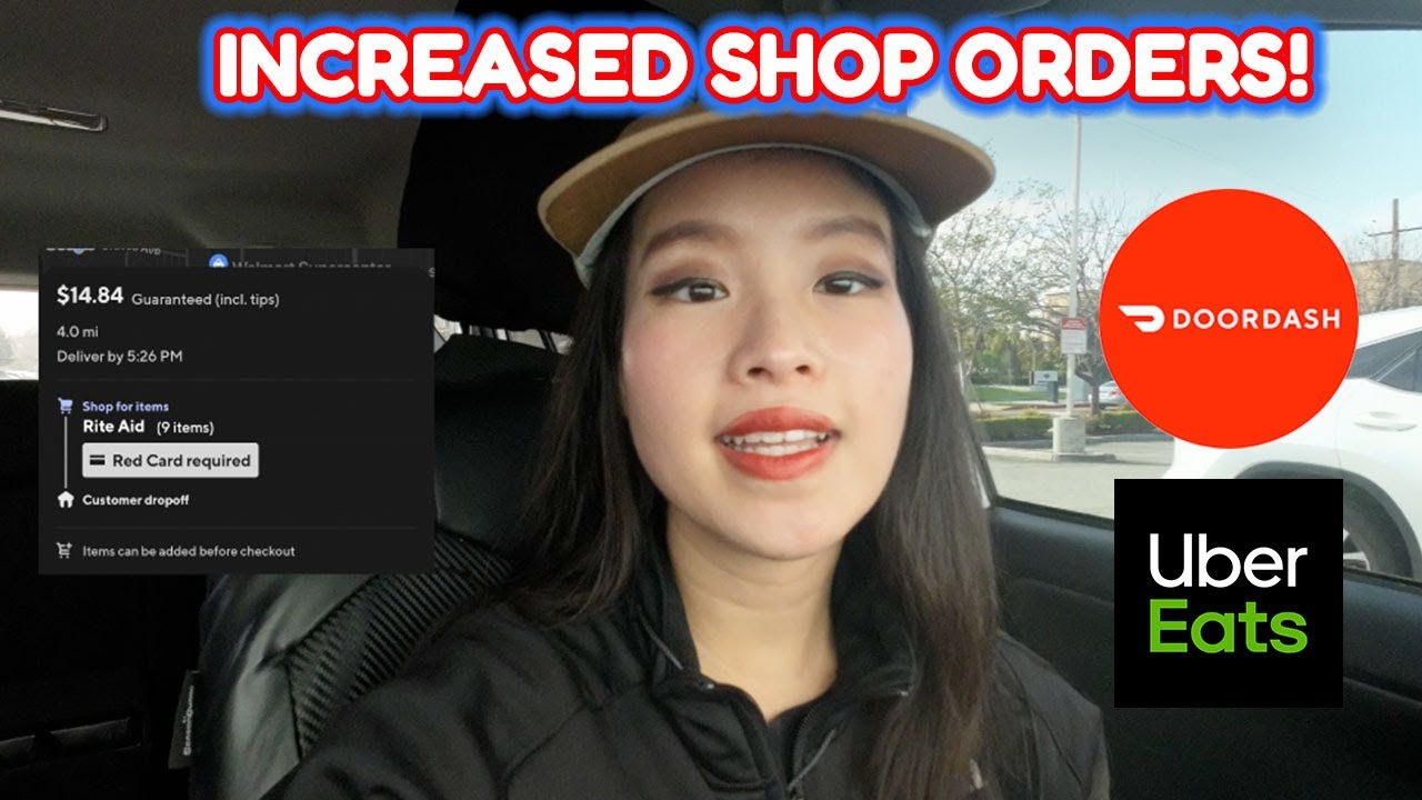 Increased Shop Orders Fewer Food Orders Uber Eats Ride Along Door