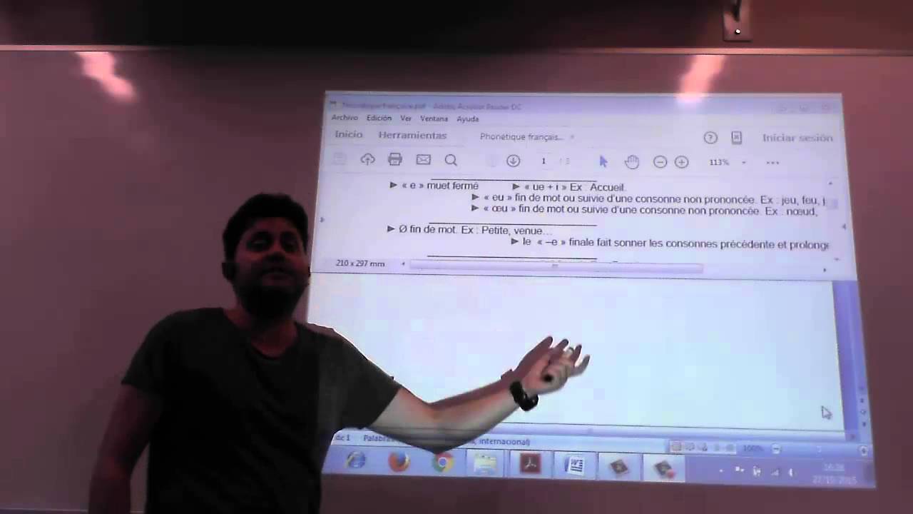 Explication par Emilio Neira Lettre E muet fermé - YouTube