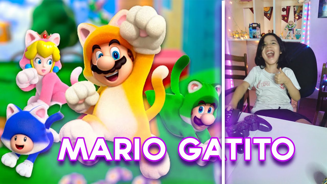 REGRESA EL MARIO GATITO SOY LUCA PT3 MARIO 3D WORLD - YouTube