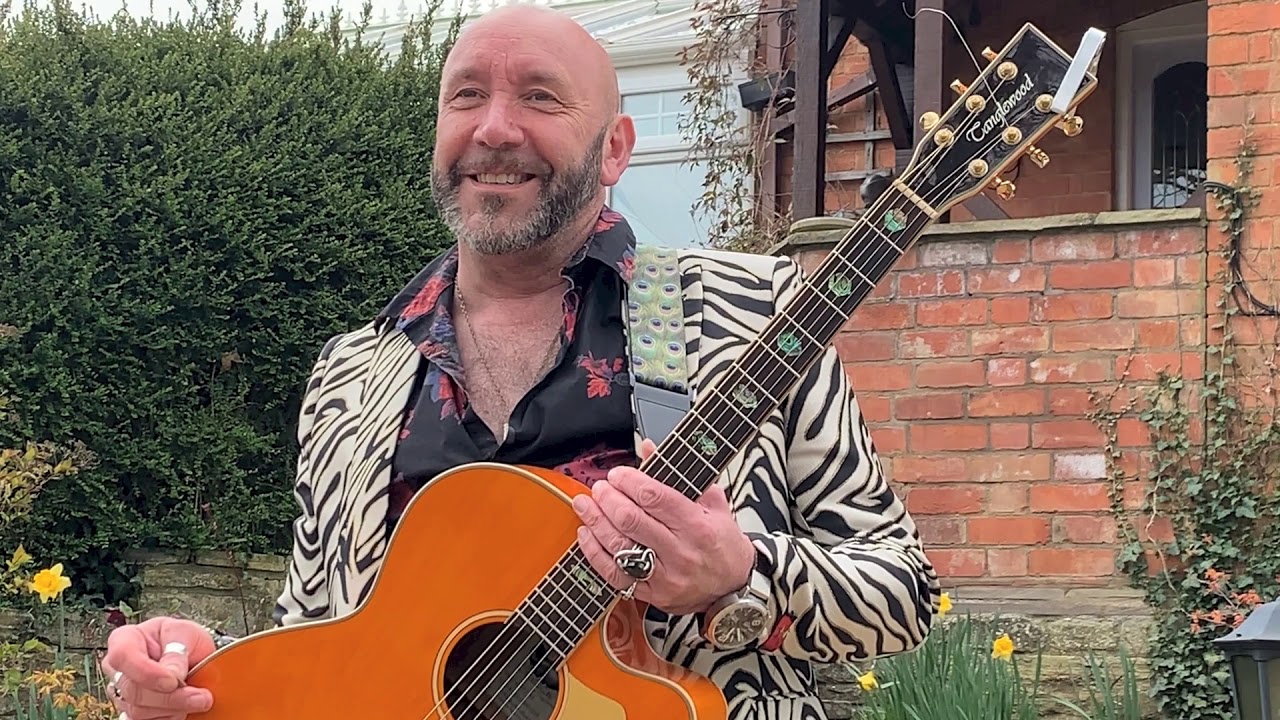 Musician Pat Austin entertaining the world from his Warwickshire home ...