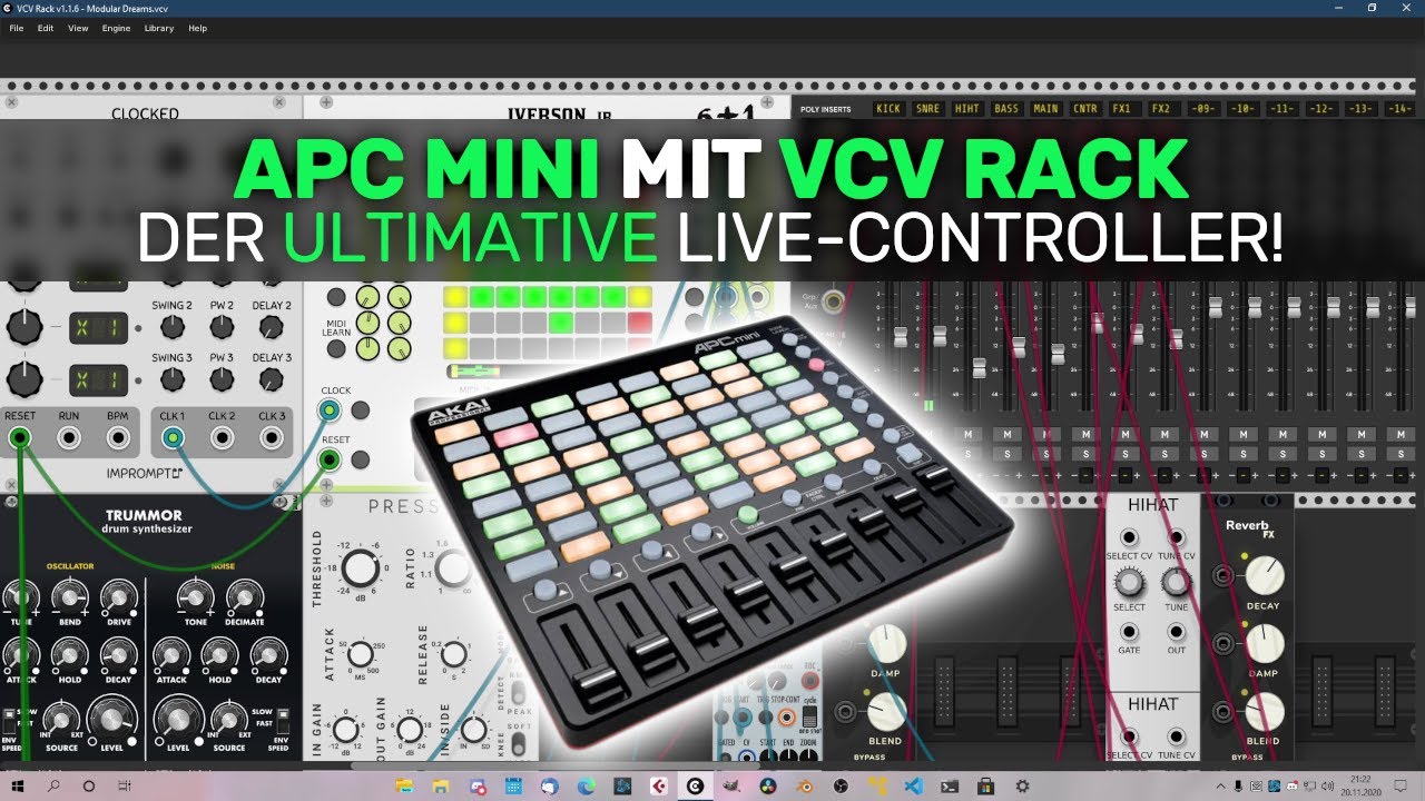 APC mini und VCV Rack - der ULTIMATIVE Live-Controller! #apcmini # ...