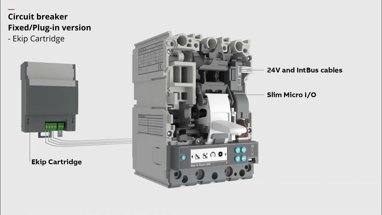 Ekip Cartridge connection - fixed/plug-in breaker - SACE® Tmax® XT with Ekip Touch trip units ...
