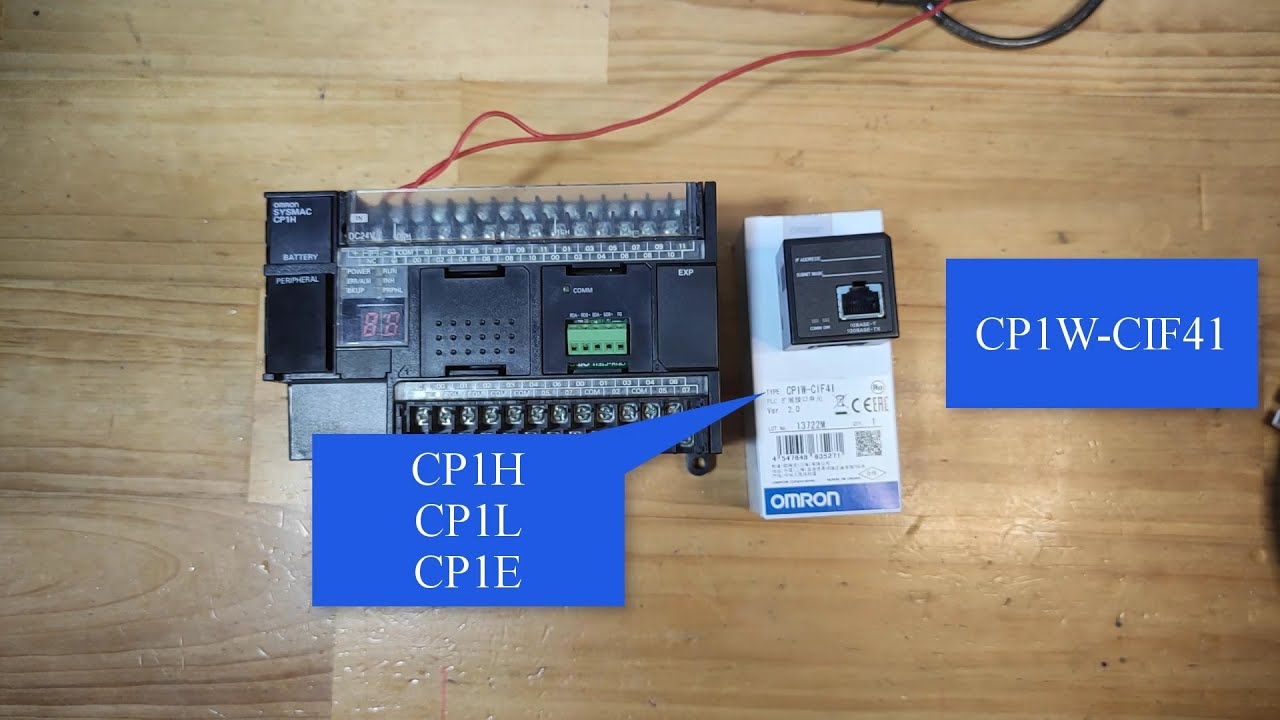 Cách cài đặt, đọc và thay đổi địa chỉ IP của CP1W-CIF41 OMRON ...
