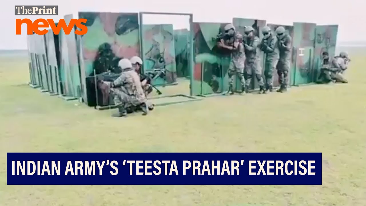 Indian Army’s Trishakti Corps conducts ‘Teesta Prahar’ exercise - YouTube
