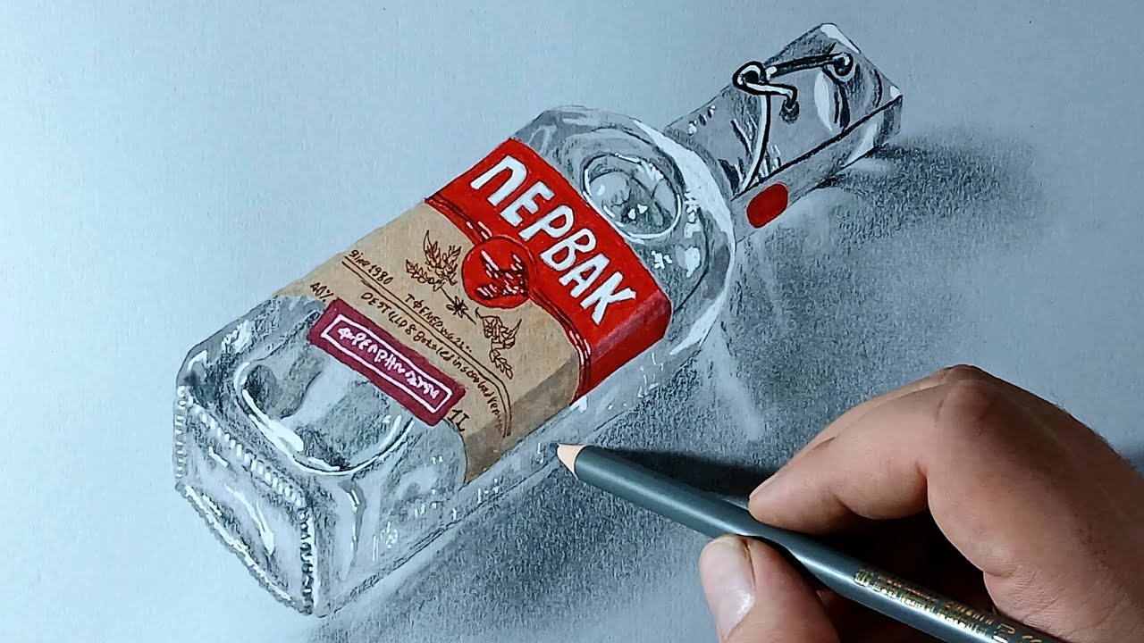 3d Drawing of nepbak bottle - YouTube