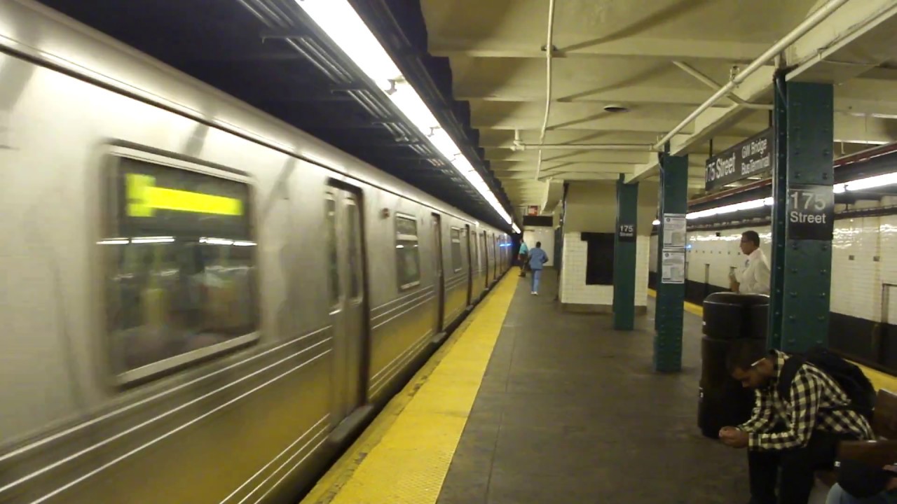 R46 A Train Entering 175th Street - YouTube