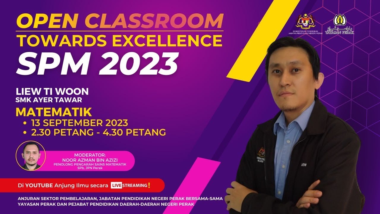 Open Classroom SPM 2023 (Matematik - Harapan Lulus) - YouTube