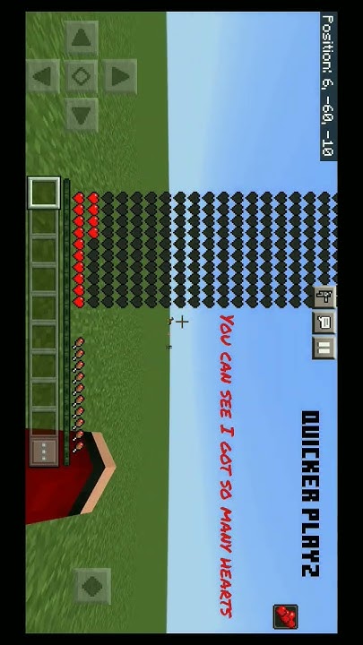 How to get infinite hearts im Minecraft Pocket edition #gaming #mcpe # ...