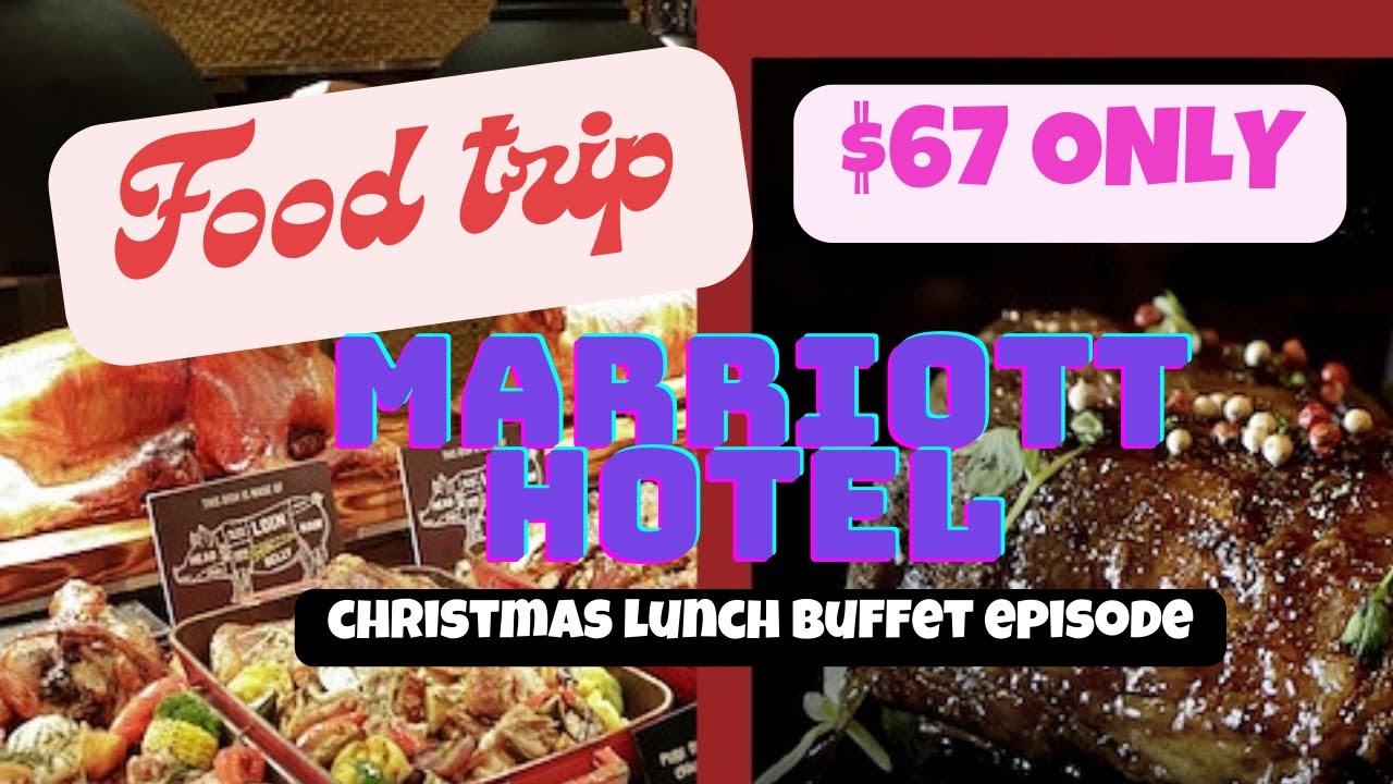 Buffet in Manila | Marriott Manila Hotel Lunch Buffet for $67 USD ...