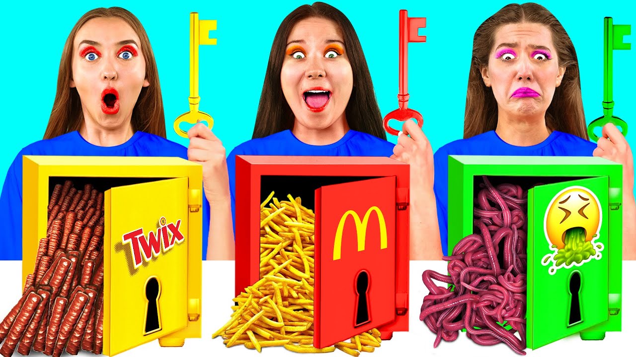 Memecahkan Misteri Tantangan 1000 Kunci | Pertempuran Makanan 4Fun ...