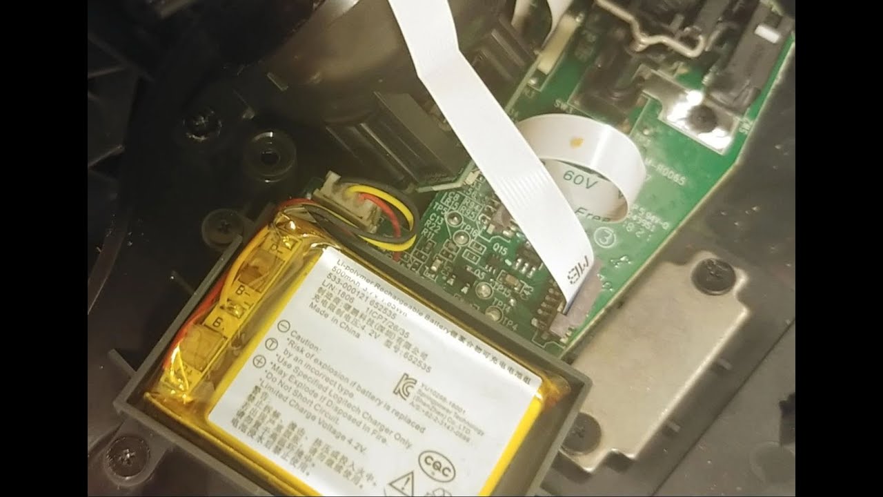 Logitech MX ergo Battery Replacement - YouTube