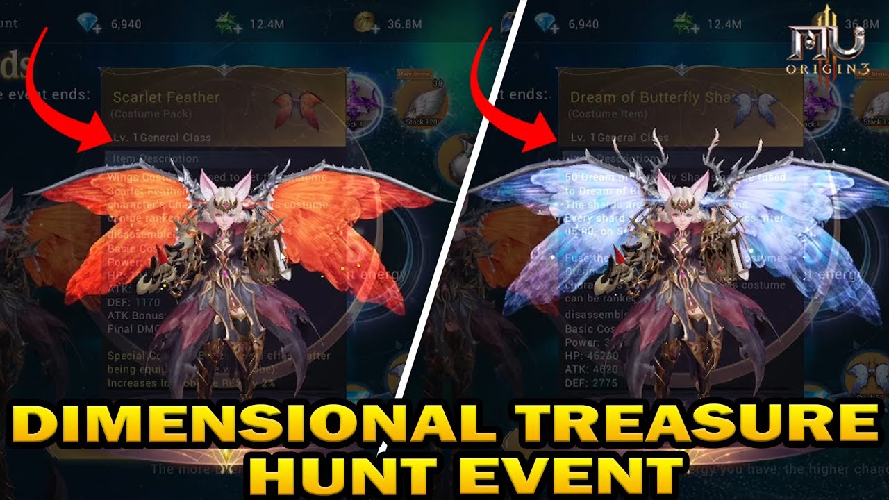 MU ORIGIN 3 - NEW DIMENSIONAL TREASURE HUNT EVENT | MenchDrey - YouTube