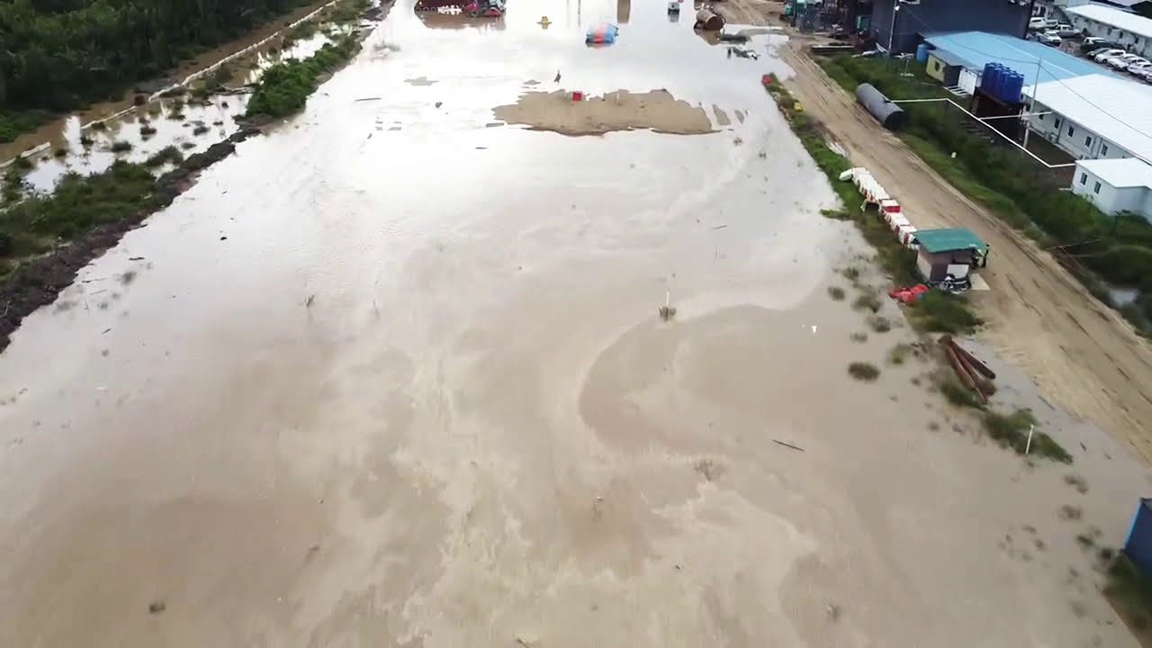 Muara lassa bridge project - YouTube