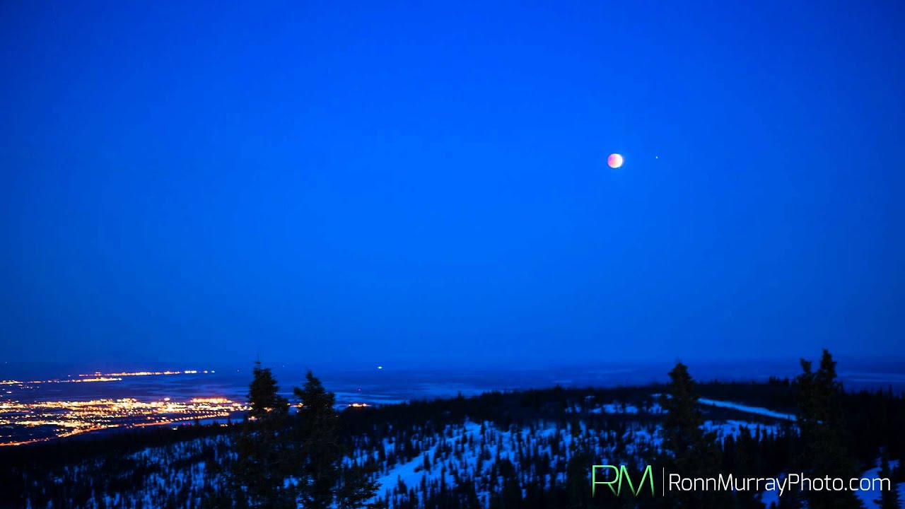Blood Moon 2018 Alaska