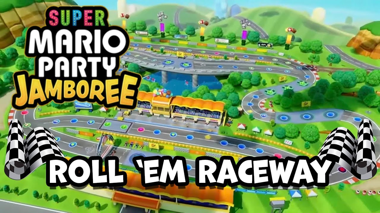 Super Mario Party Jamboree - Gameplay Part 1 - Roll 'em Raceway! - YouTube