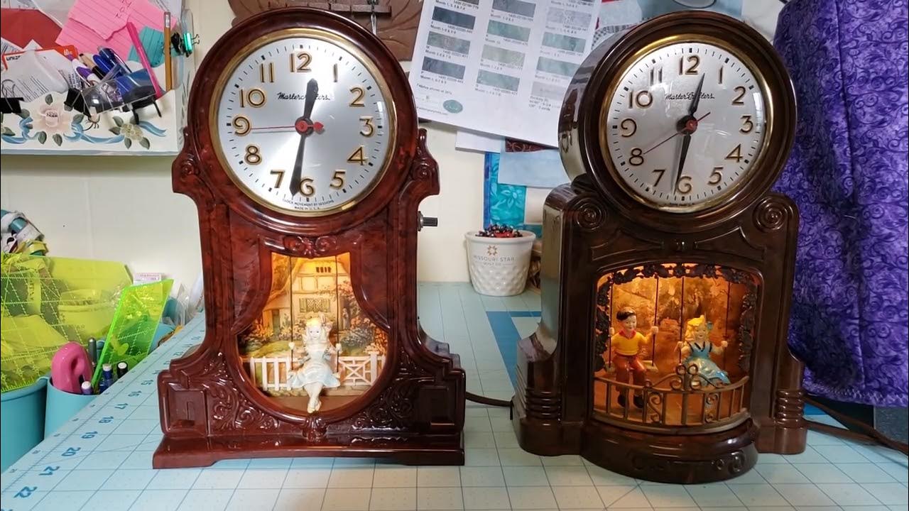 Mastercrafters Swinging Girl Animated Clock - YouTube