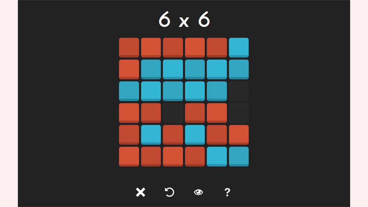 How to play 0H H1 Puzzle game | Free online games | MantiGames.com ...