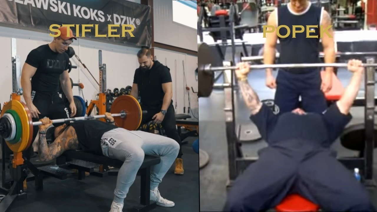 STIFLER VS POPEK | WYCISKANIE NA KLATE - YouTube