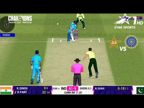 PAKISTAN VS INDIA CHAMPION TROPHY NEW JERSEY GAMEPLAY GC5 - YouTube