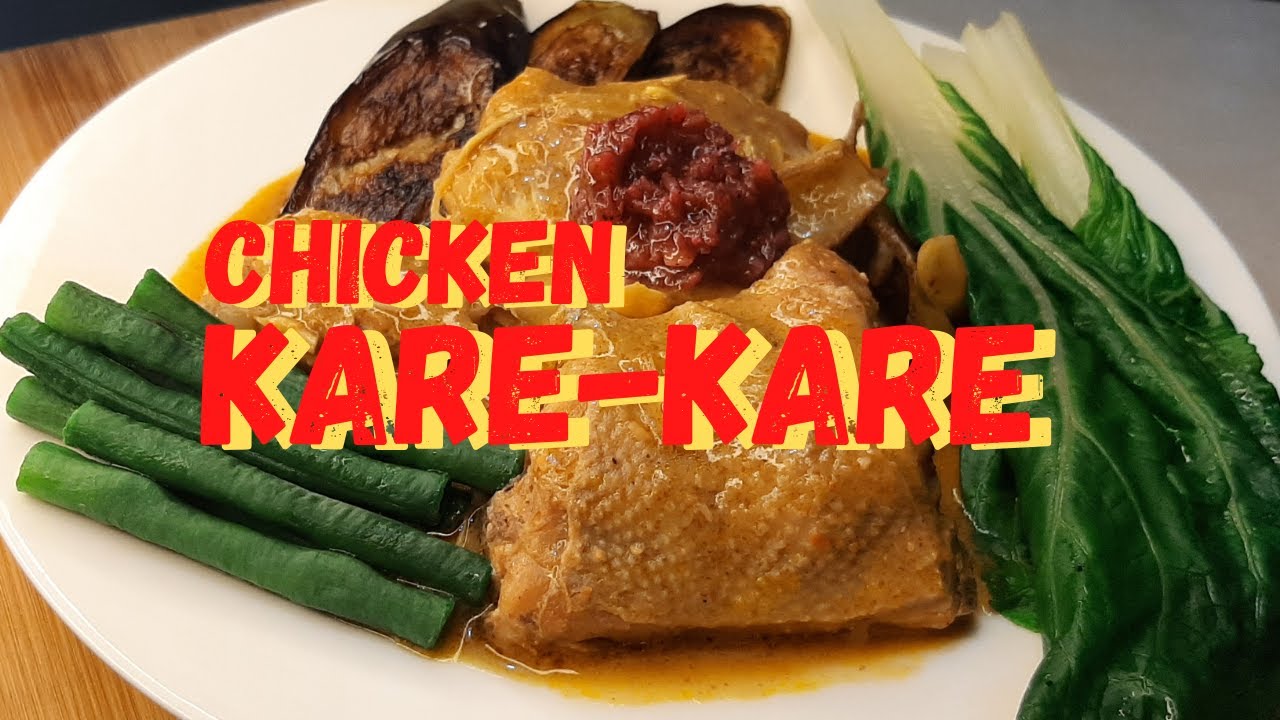 Chicken Kare Kare Recipe | How to cook Chicken Kare Kare - YouTube